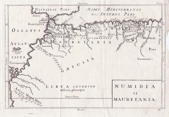 [Two maps] Numidia et Mauretania\' and \'Syrtes Byzacium et Africa ...